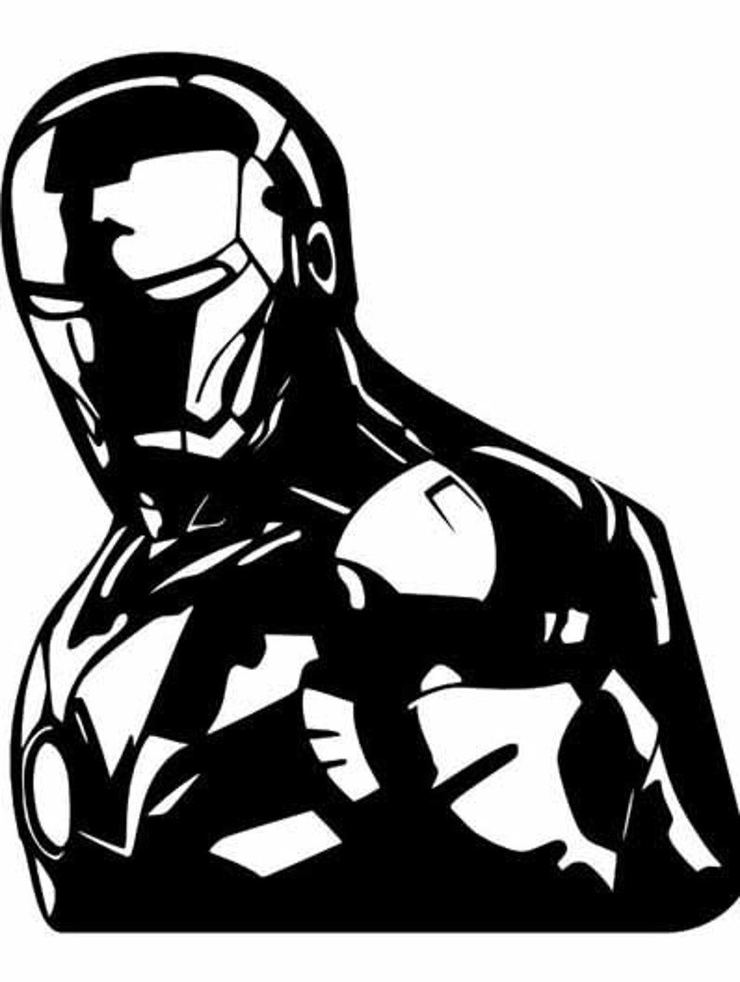 Ironman Sci-fi Super Hero DXF SVG File for Plasma, Laser, Waterjet ...