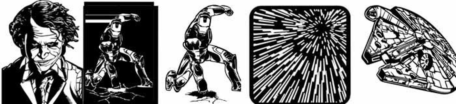 Halloween Sci-fi Package Horror Scary DXF SVG Files for - Etsy