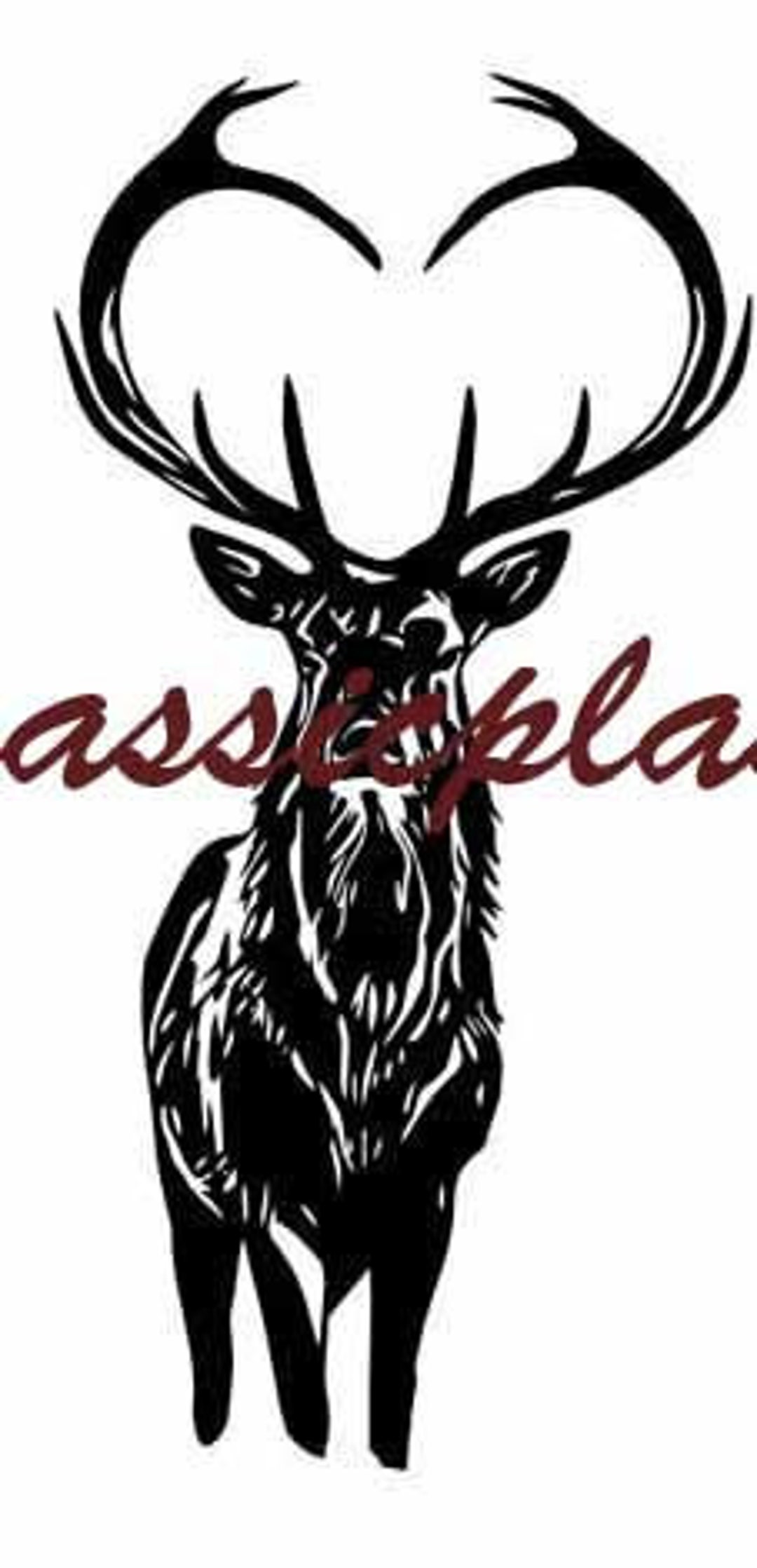 Deer From Photo DXF SVG File for Plasma, Laser, Water Jet Vinyl Vector ...