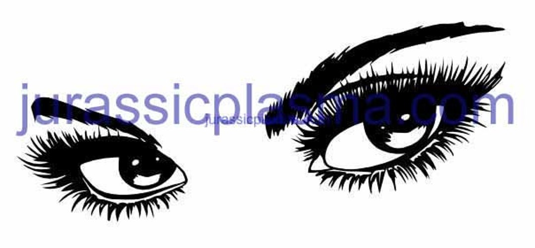 Sexy Eyes DXF SVG File for Plasma, Laser, Water Jet Vinyl Vector - Etsy