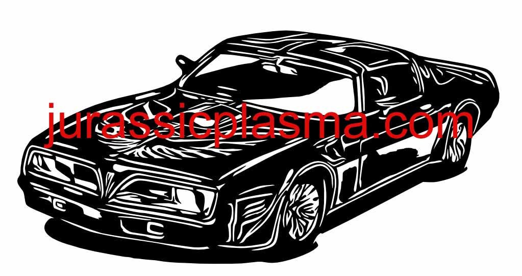 Trans Am Bandit Dxf Svg File for Plasma, Laser, Water Jet Vinyl Vector ...