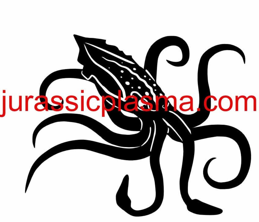 Kraken Dxf Svg File for Plasma, Laser, Water Jet Vinyl Vector - Etsy