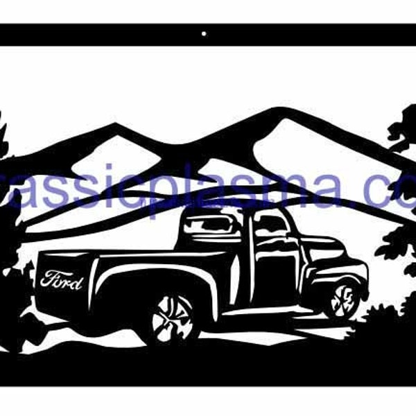 Old Ford Truck Laser Cut File - Etsy