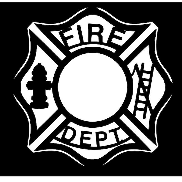 Fireman Crest Svg - Etsy