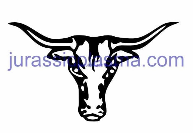 Cabeza de toro DXF SVG archivo para plasma, láser, vector de vinilo ...