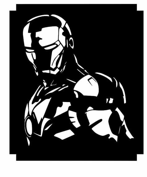 Iron Man Vector Blueprint