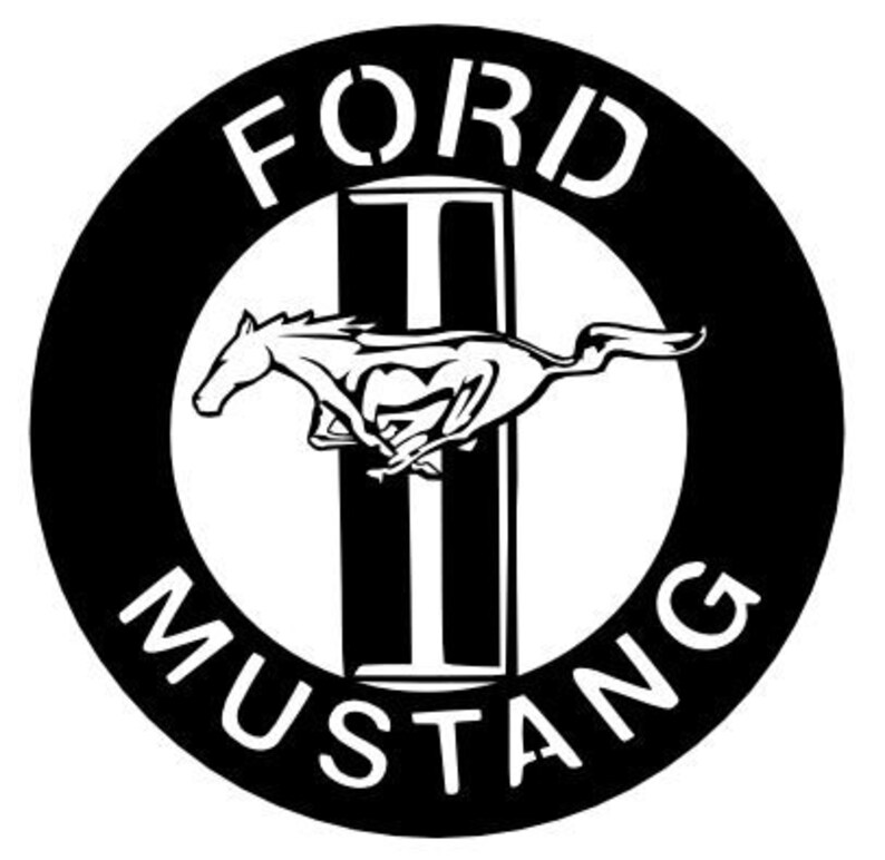 Mustang Ford Sign Dxf Svg File Plasma File Only - Etsy