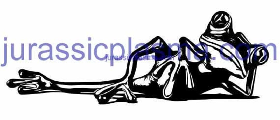 Frosch DXF SVG-Datei für Plasma Laser Wasserstrahl Vinyl - Etsy.de