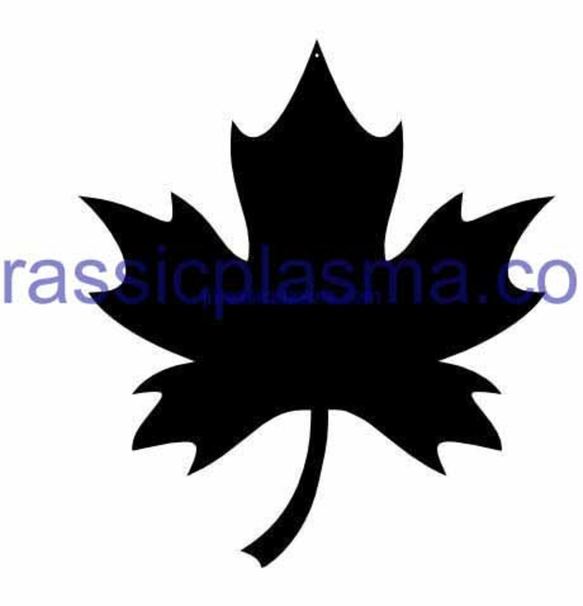 Maple Leaf DXF SVG File for Plasma, Laser, Water Jet Vinyl Vector - Etsy