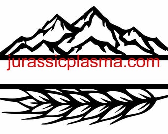 Wheat Sugar Beet Dxf Svg File for Plasma Laser Water Jet | Etsy UK