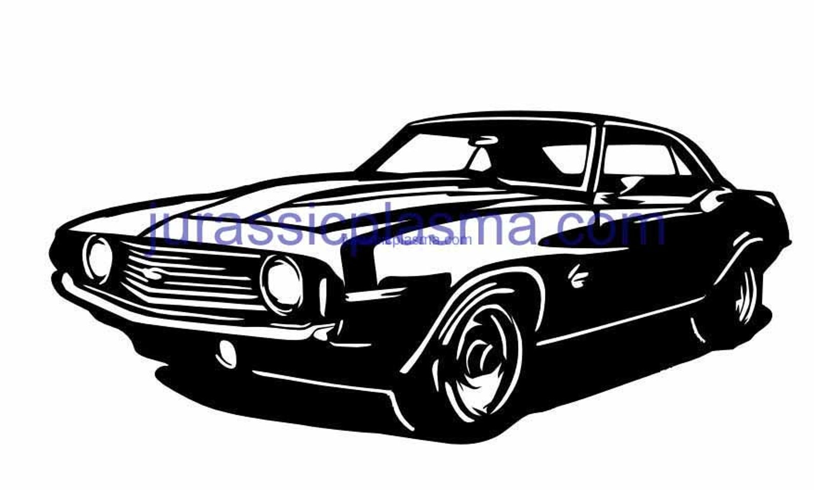 69 Camaro Fast Cut DXF SVG File for Plasma, Laser, Water Jet Vinyl ...