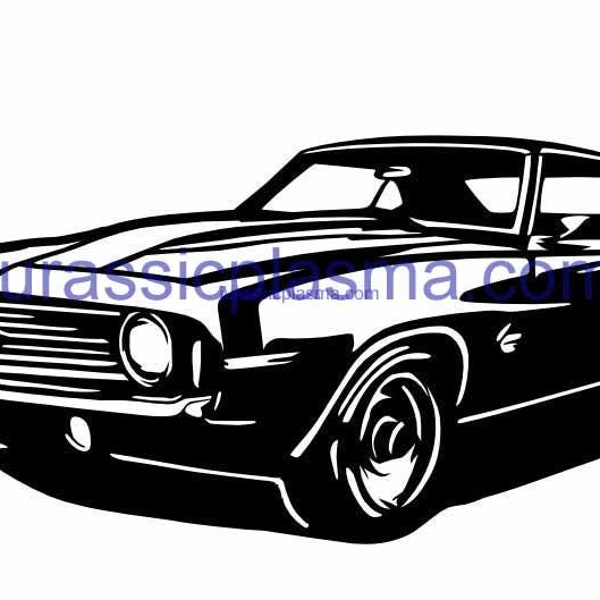69 Camaro Dxf File - Etsy