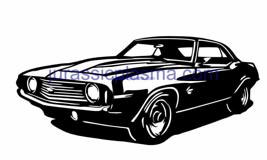 69 Camaro Outline Drawing