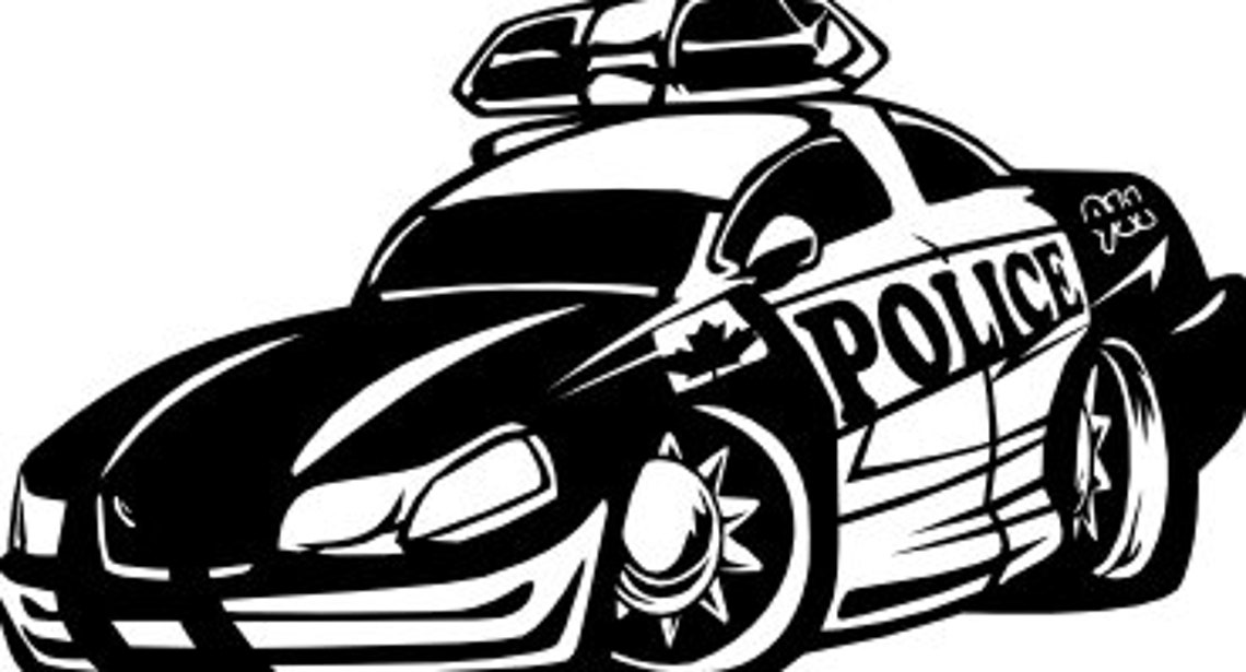 Hot Rod Cop Car Police Dxf Svg - Etsy