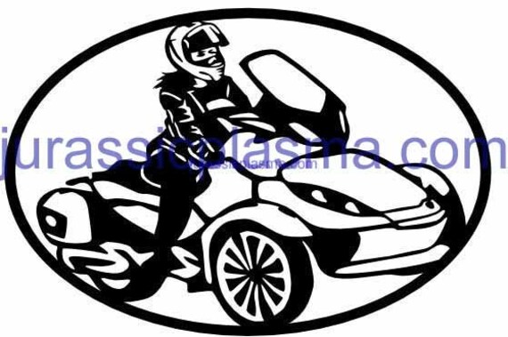 Spyder canam DXF SVG file for Plasma laser water jet vinyl | Etsy
