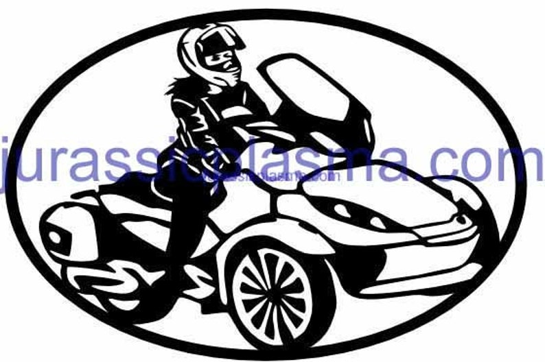 Spyder Canam DXF SVG File for Plasma, Laser, Water Jet Vinyl Vector ...