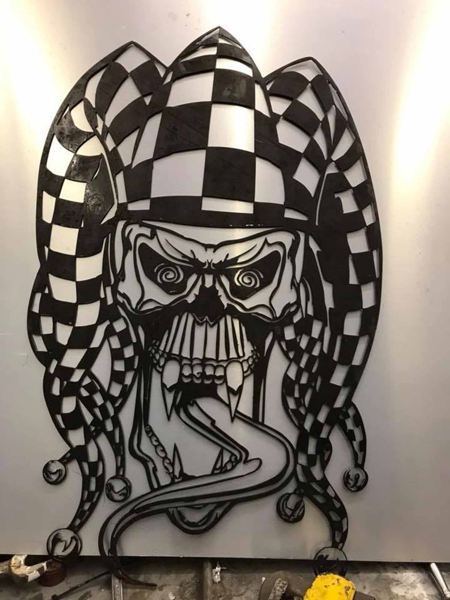 Maniac Monster Truck Skull Jester DXF Svg File Only - Etsy