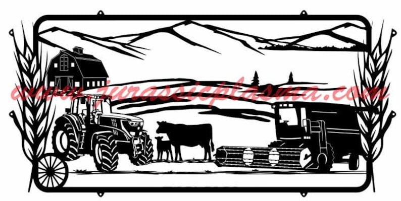 Farm signs package bundle DXF SVG file bundle Plasma laser | Etsy