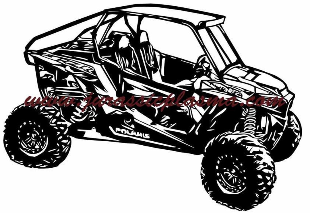 UTV Atx Rzr Polaris DXF SVG File for Plasma, Laser, Water Jet Vinyl ...