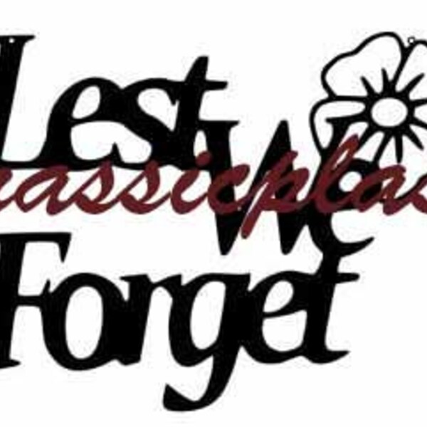 Lest We Forget Dxf - Etsy