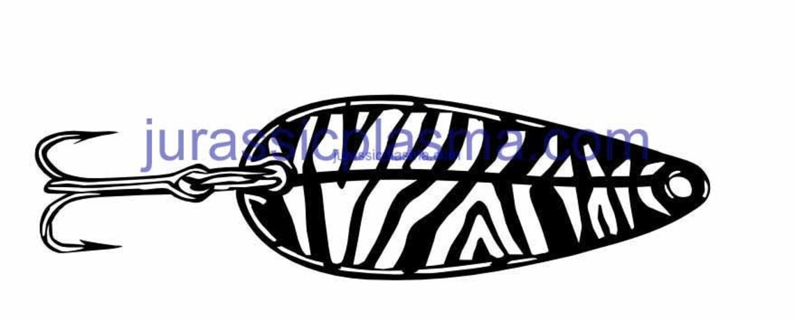 Fish Hook DXF SVG File for Plasma, Laser, Water Jet Vinyl Vector - Etsy