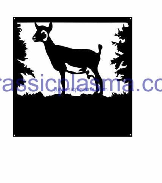 Goat Sign DXF SVG File for Plasma Laser Water Jet Vinyl | Etsy Canada