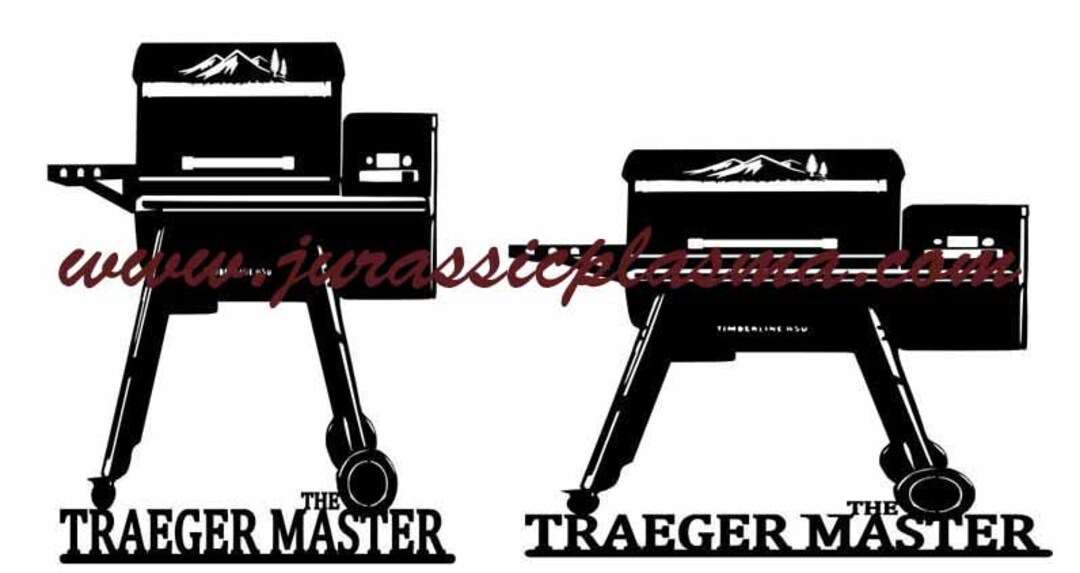 Traeger Smoker Cooking DXF SVG File for Plasma Laser Water - Etsy UK
