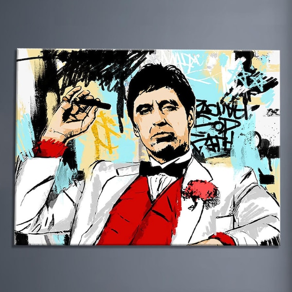 Scarface Canvas - Etsy