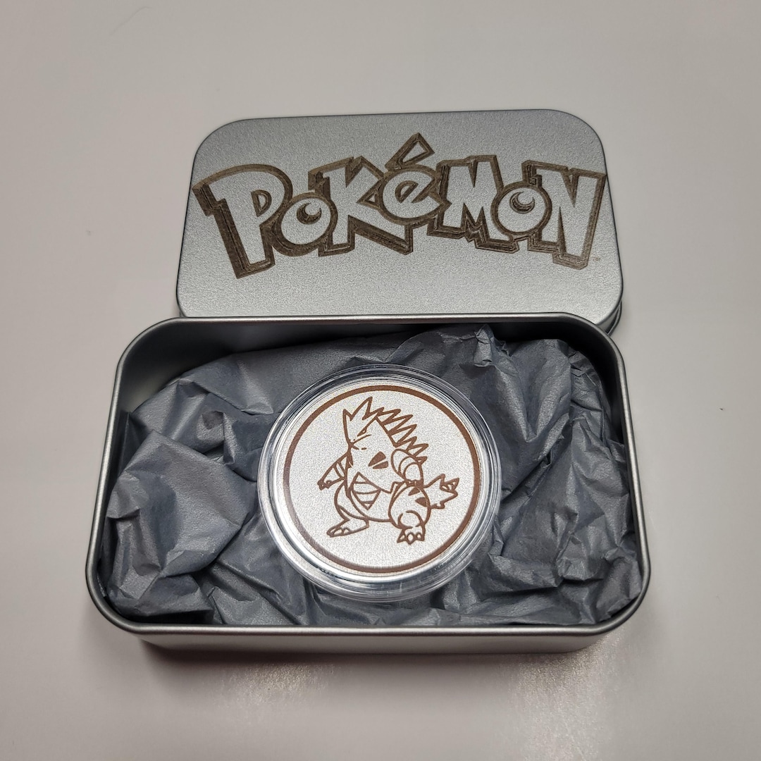 Pokémon Challenge Coin in Gift Box - Etsy