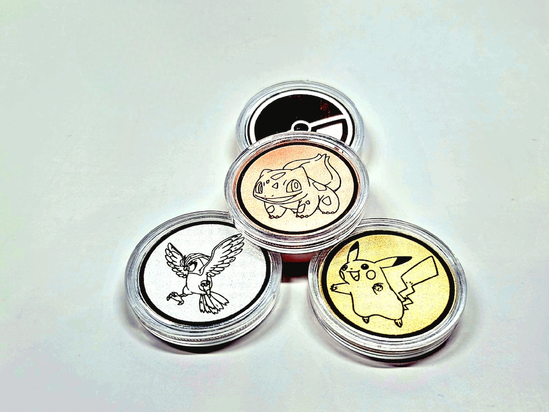 Pokémon Challenge Coin in Gift Box - Etsy