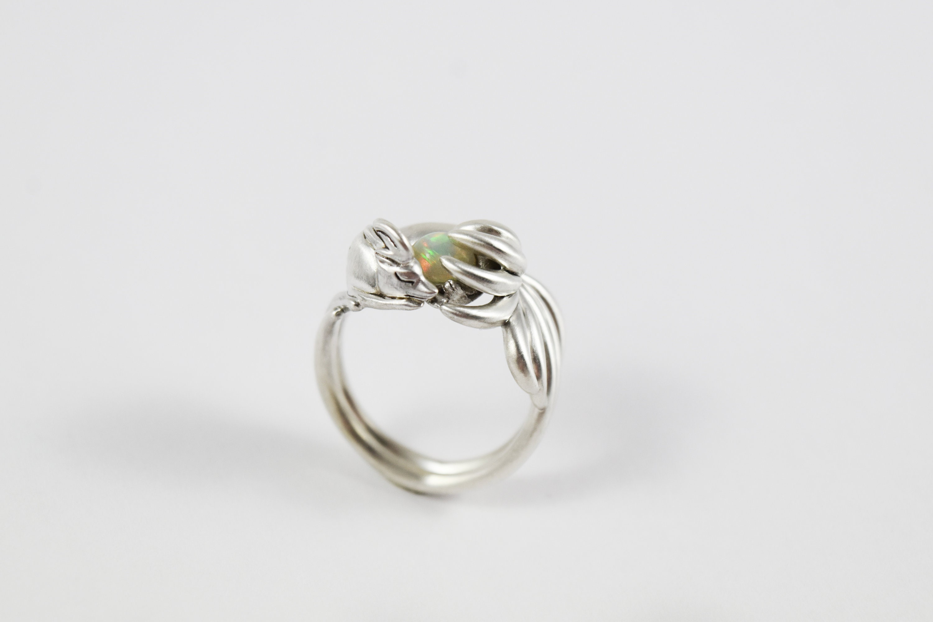 Nine Tailed Fox Ring Fox Spirit Ring | Etsy