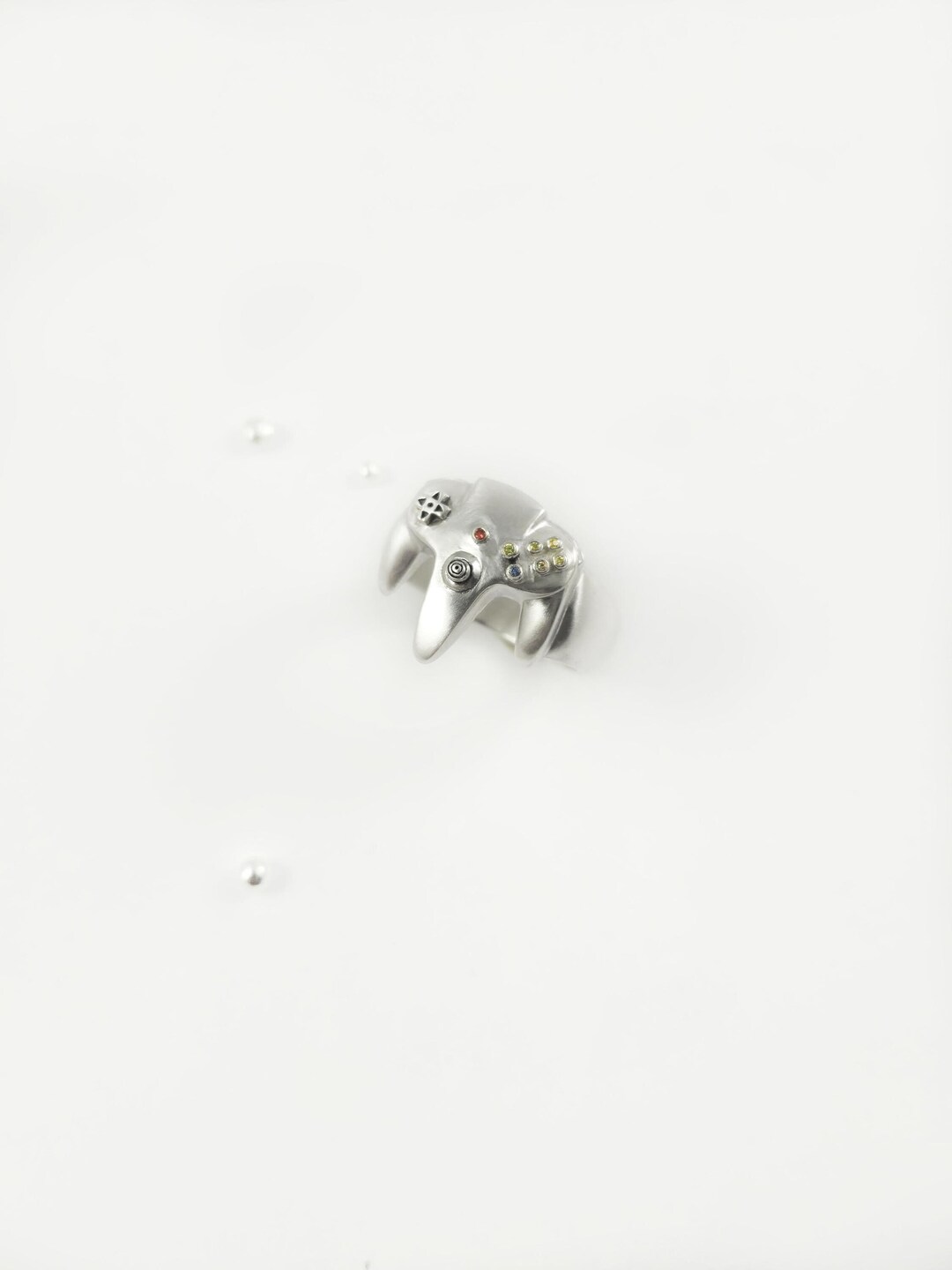 N64 Controller Unisex Silver Ring - Etsy