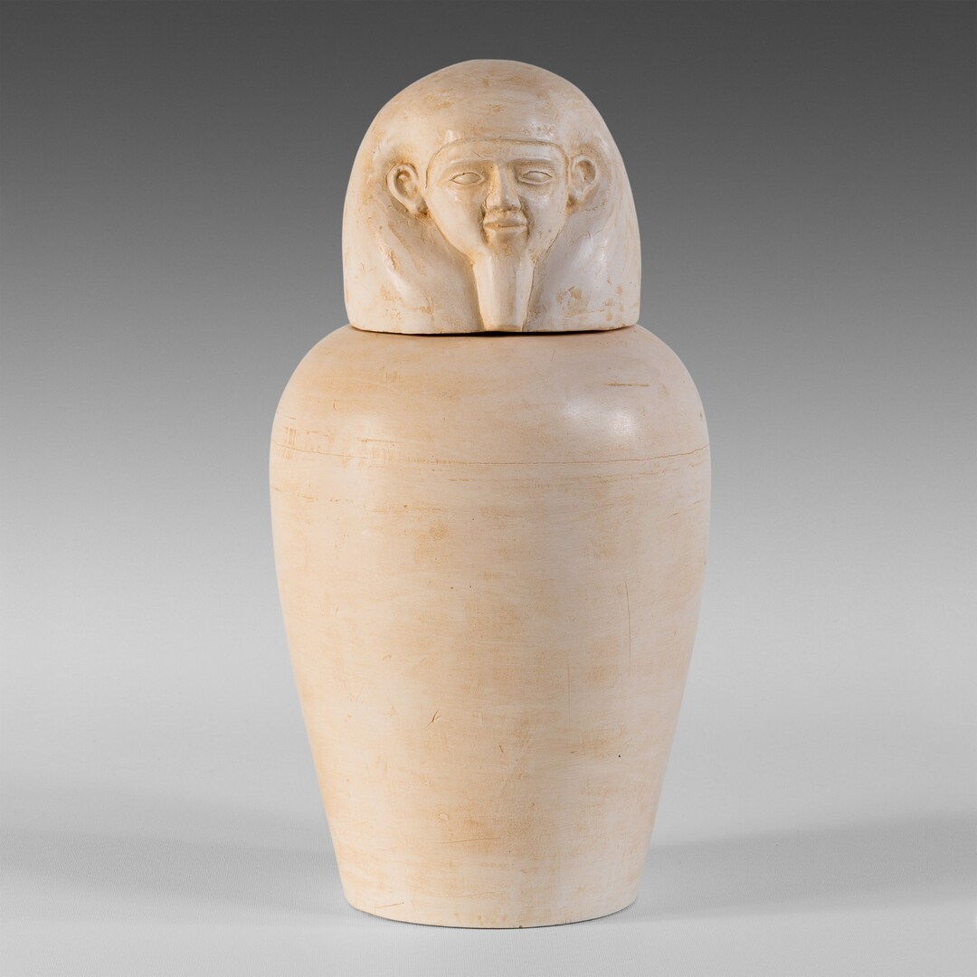 Amset Canopic Vase pelizaeus Museum, Hildesheim, Germany - Etsy