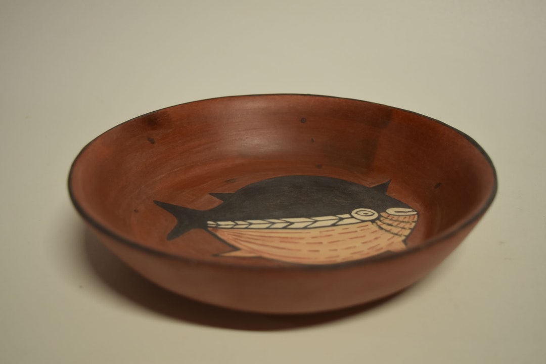 Nazca Fish Plate museum of the Americas, Auch, France - Etsy