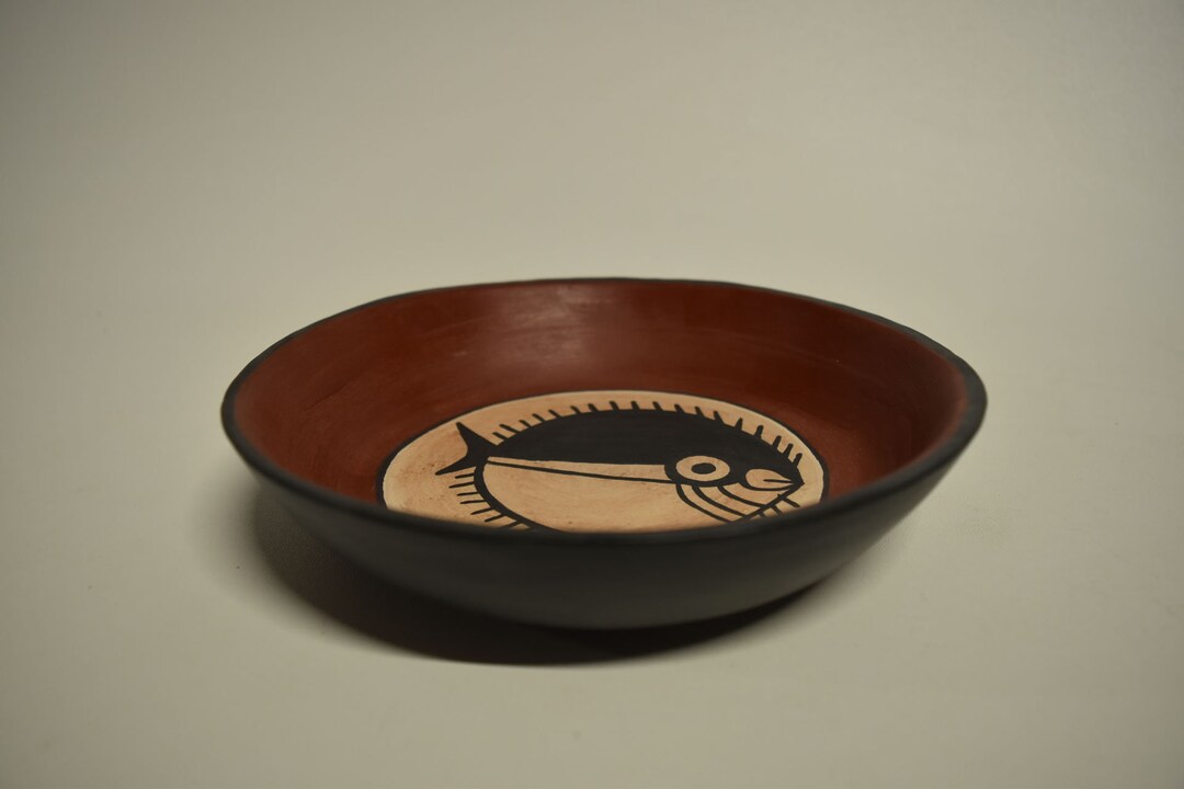 Nazca Moonfish Plate larco Museum, Mexico - Etsy