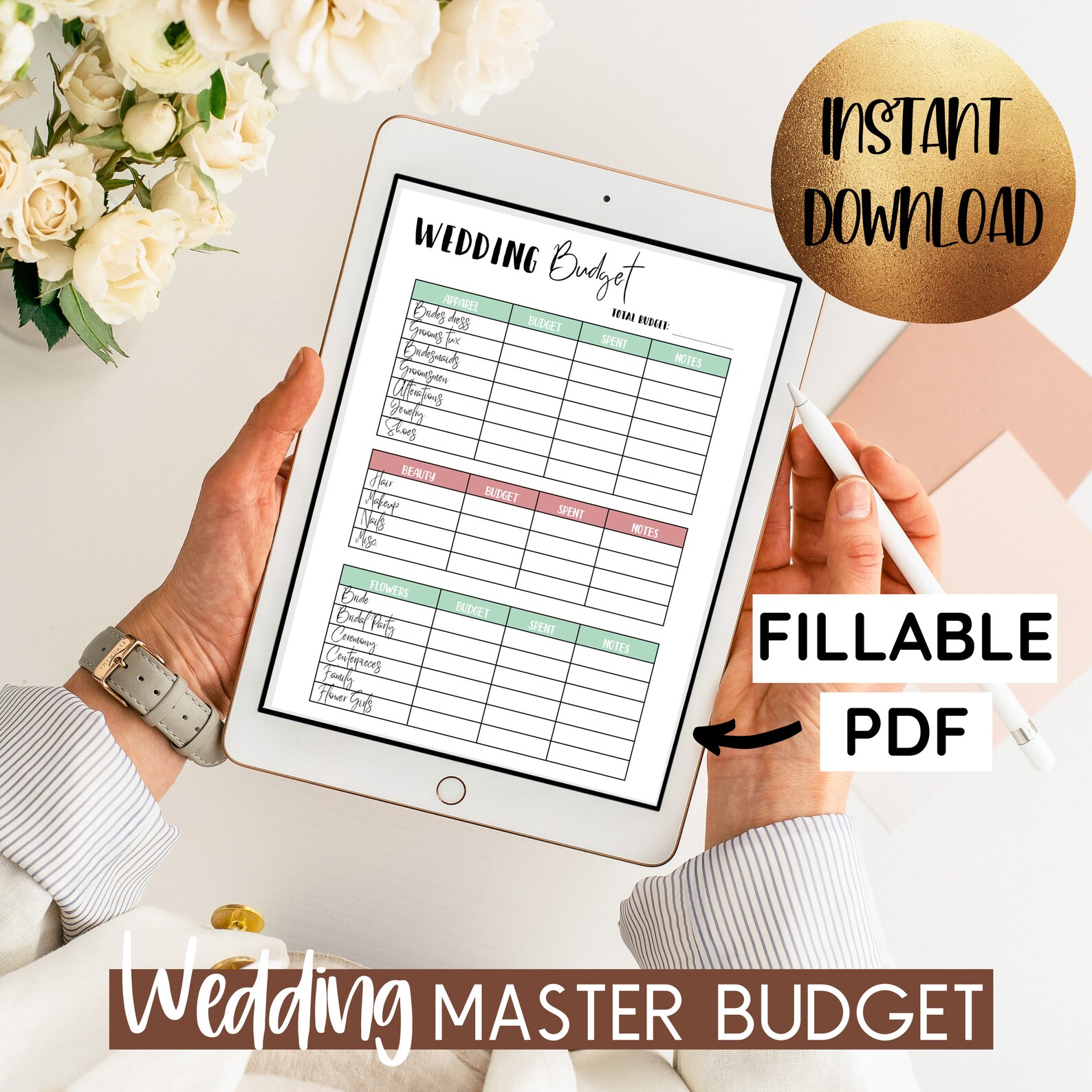 Wedding Planner Expense Budget Tracker,wedding Budget Organizer,wedding ...
