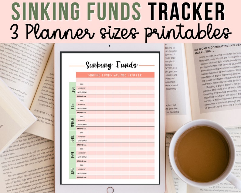 Sinking Funds Savings Tracker | Yearly Expense Worksheet | Dave Ramsey ...