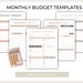 Peach Financial Planner Digital, Finance Binder, Finance Template ...