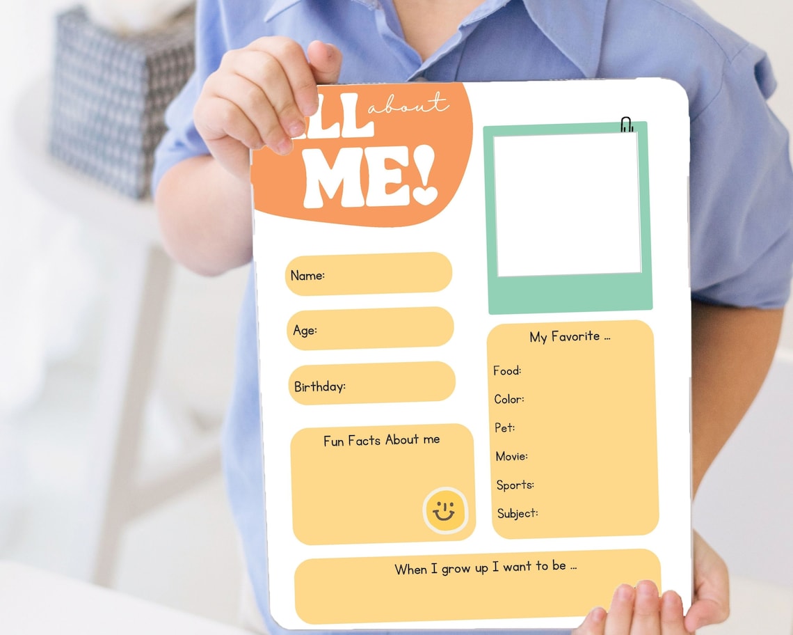 All About Me Preschool Hello Preschool Preschool Binder All About Me ...