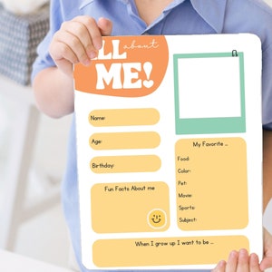 All About Me Preschool | Hello Preschool | Preschool Binder | All About ...