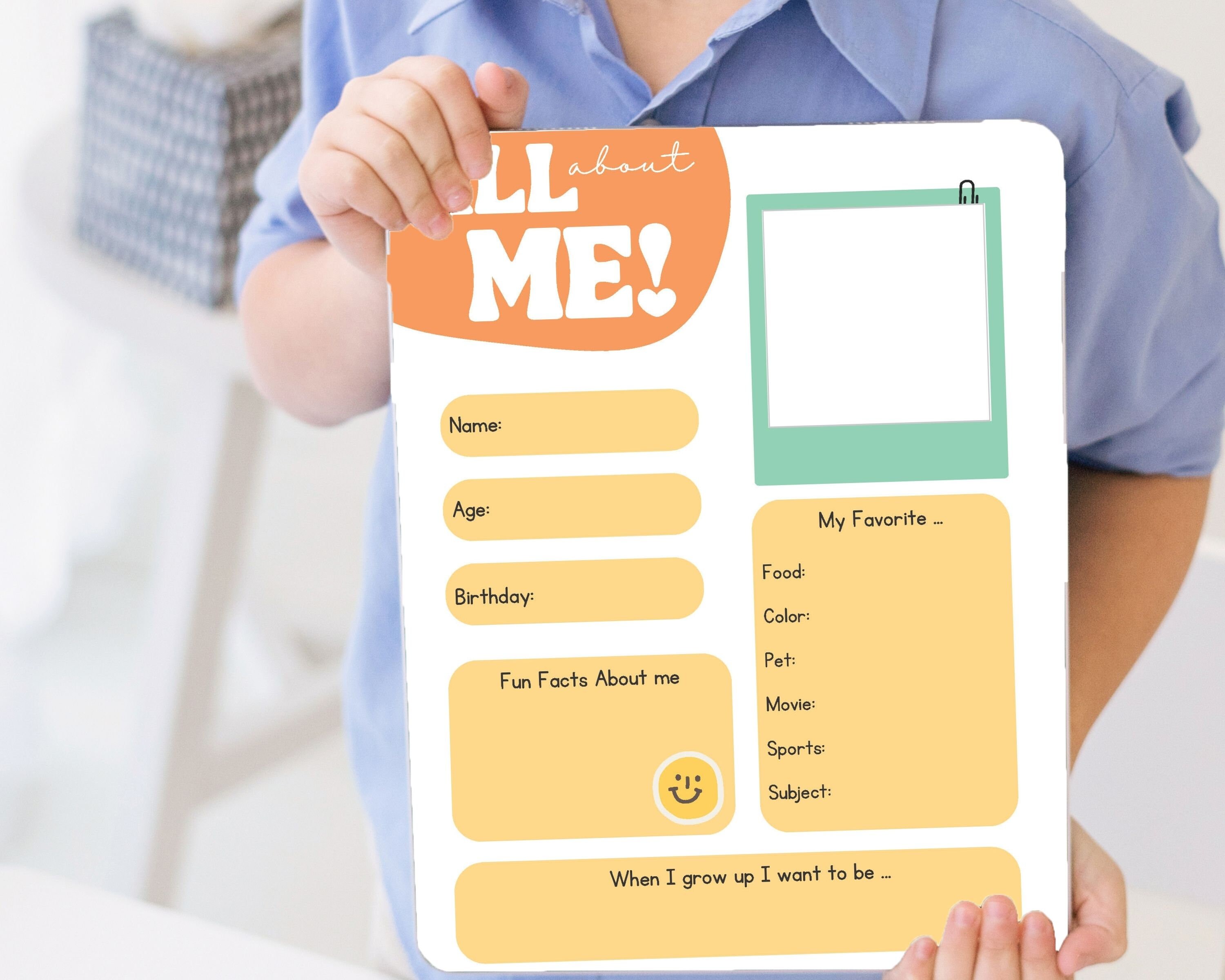 All About Me Preschool Hello Preschool Preschool Binder All About Me ...