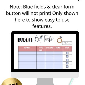 Wedding Planner Expense Budget Tracker,wedding Budget Organizer,wedding ...