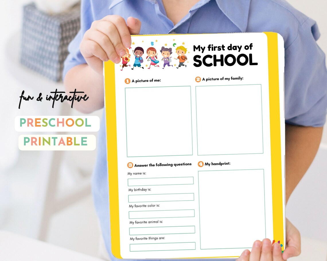 All About Me Preschool Hello Preschool Preschool Binder All About Me ...