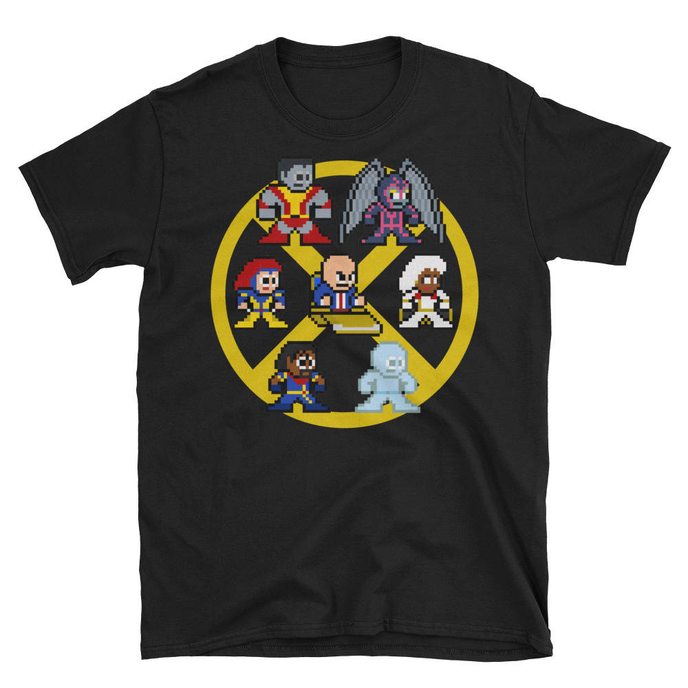 8-bit X-men Shirt..unisex T-shirt.retro Shirt.marvel Shirt.x-men Shirt ...