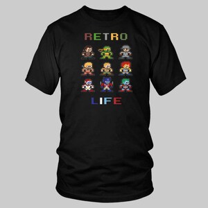 Retro Life Shirt. Unisex T-shirt. 80's Shirts.gamer Shirt.gaming Shirt ...