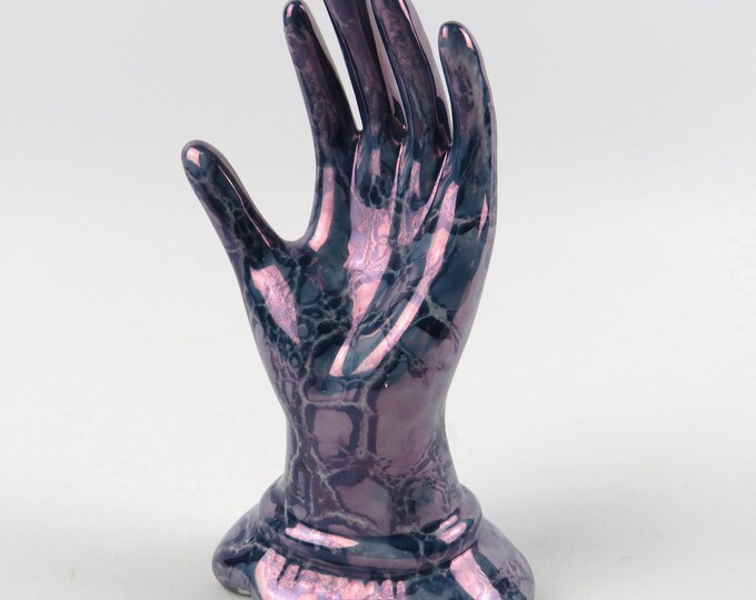 French Porcelain Hand Ring Display, Hand Shaped Jewelry Holder, Hand ...