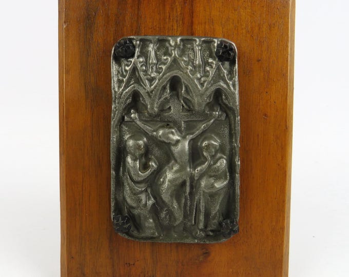Catholic Bas-relief Christ's Crucifixion, Kiss of Peace, Home Altar ...