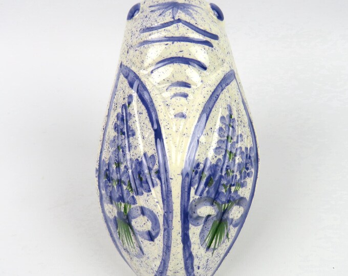 French Provencal Cicada, Hand-painted Pottery Cicada, Wall Hanging ...