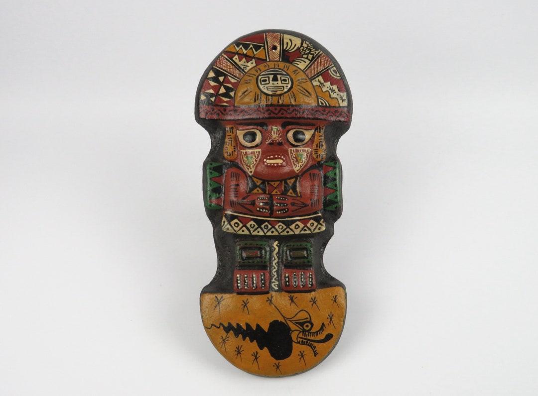 Peruvian Tumi Healing God Statue, Inca Ceremonial Knife, Pre-columbian ...