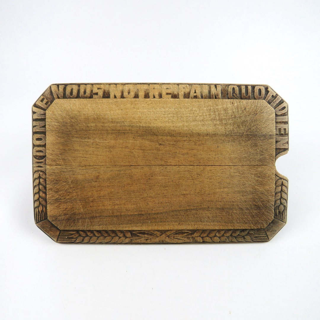 Tabla de pan antigua Danos nuestro pan de cada - Etsy España